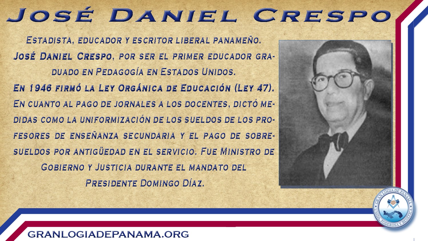 Gran Logia de Panamá on Twitter: "En el mes de la patria la @gldepanama quiere recordar los ...