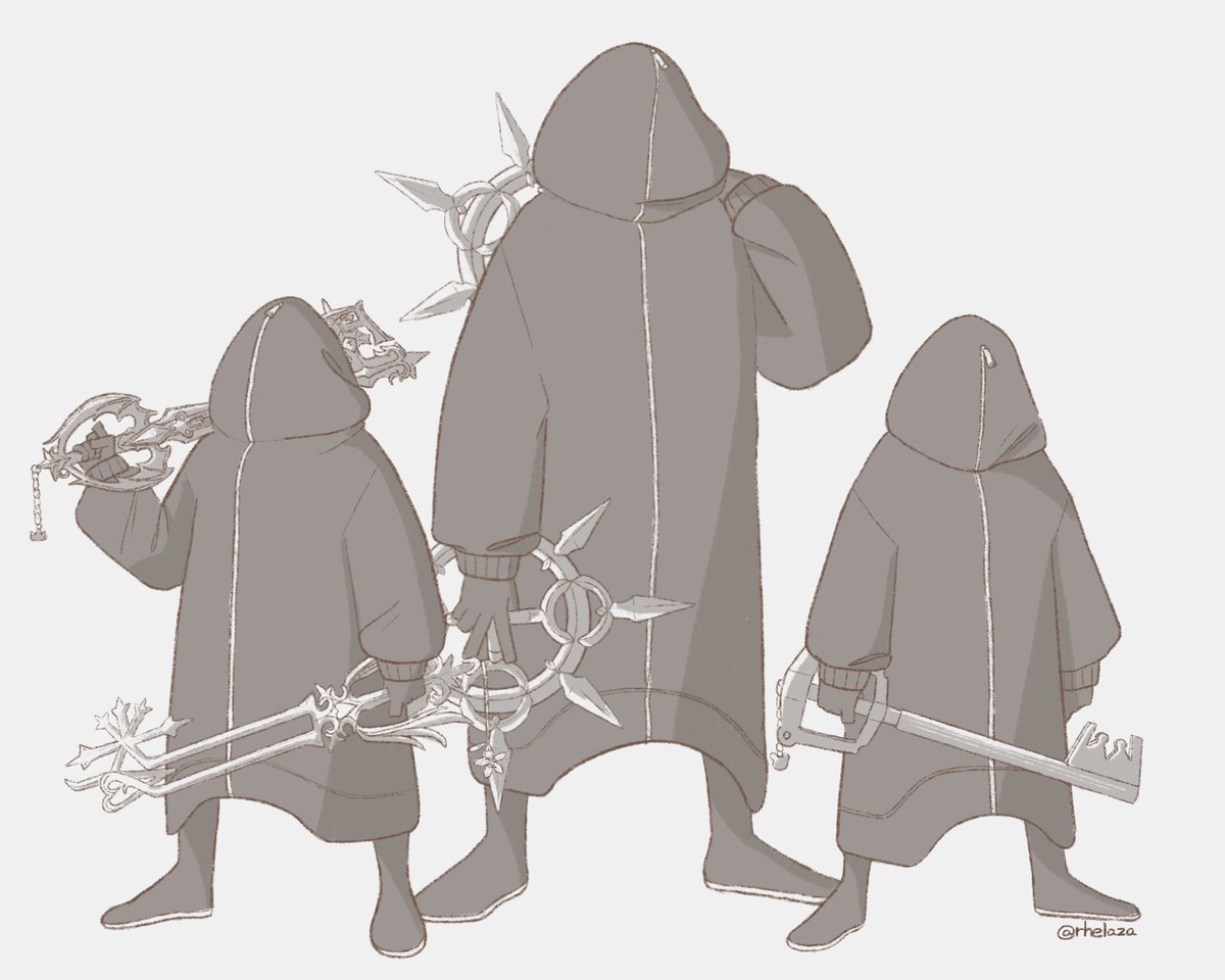 Sea Salt Trio with their hoods zipped all the way up by Rhelaza : r ...