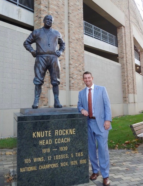 Knute Rockne Statue