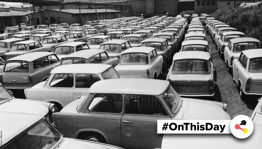 First Automobile Assembly Line