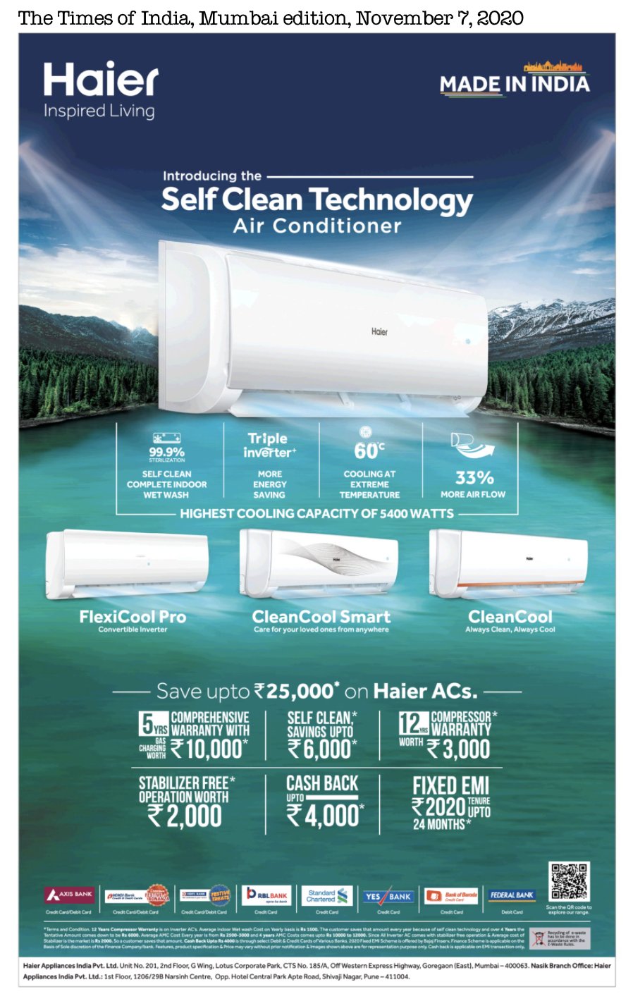 Air Conditioner Advertisement Flyer