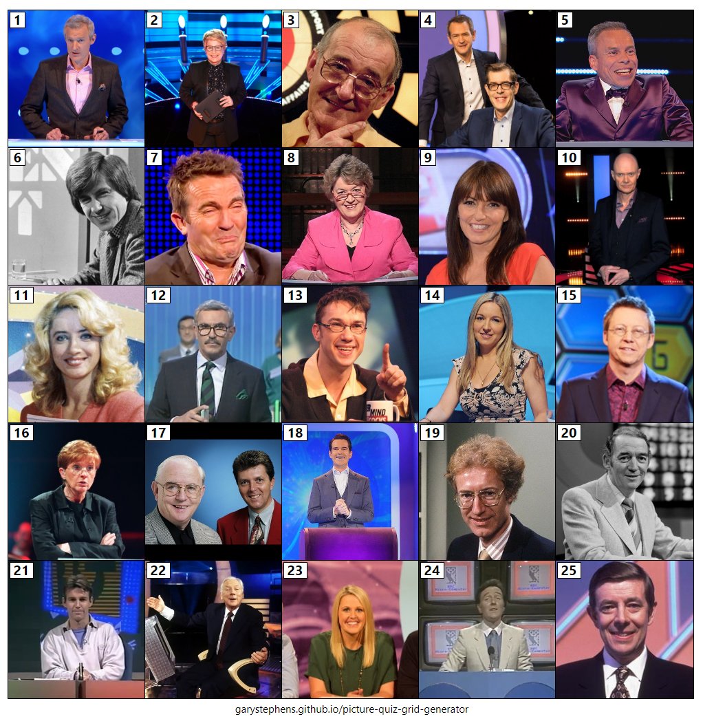 Late Night Talk Show Hosts Collage