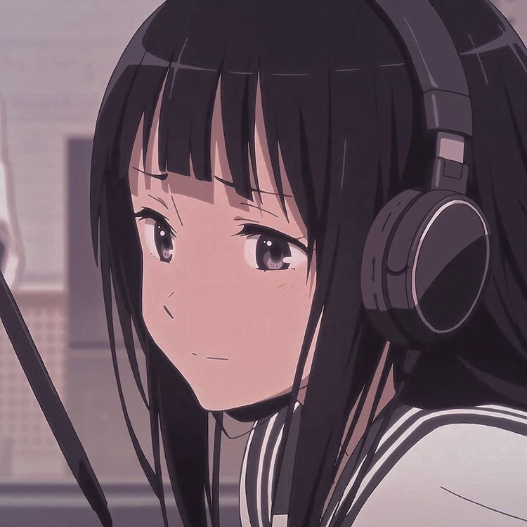 Anime Girl Listening To Music Gif