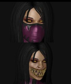 Mileena Mortal Kombat 9 Teeth