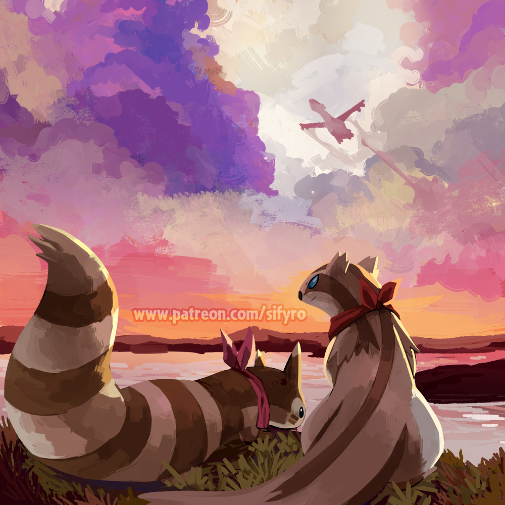 Linoone And Furret