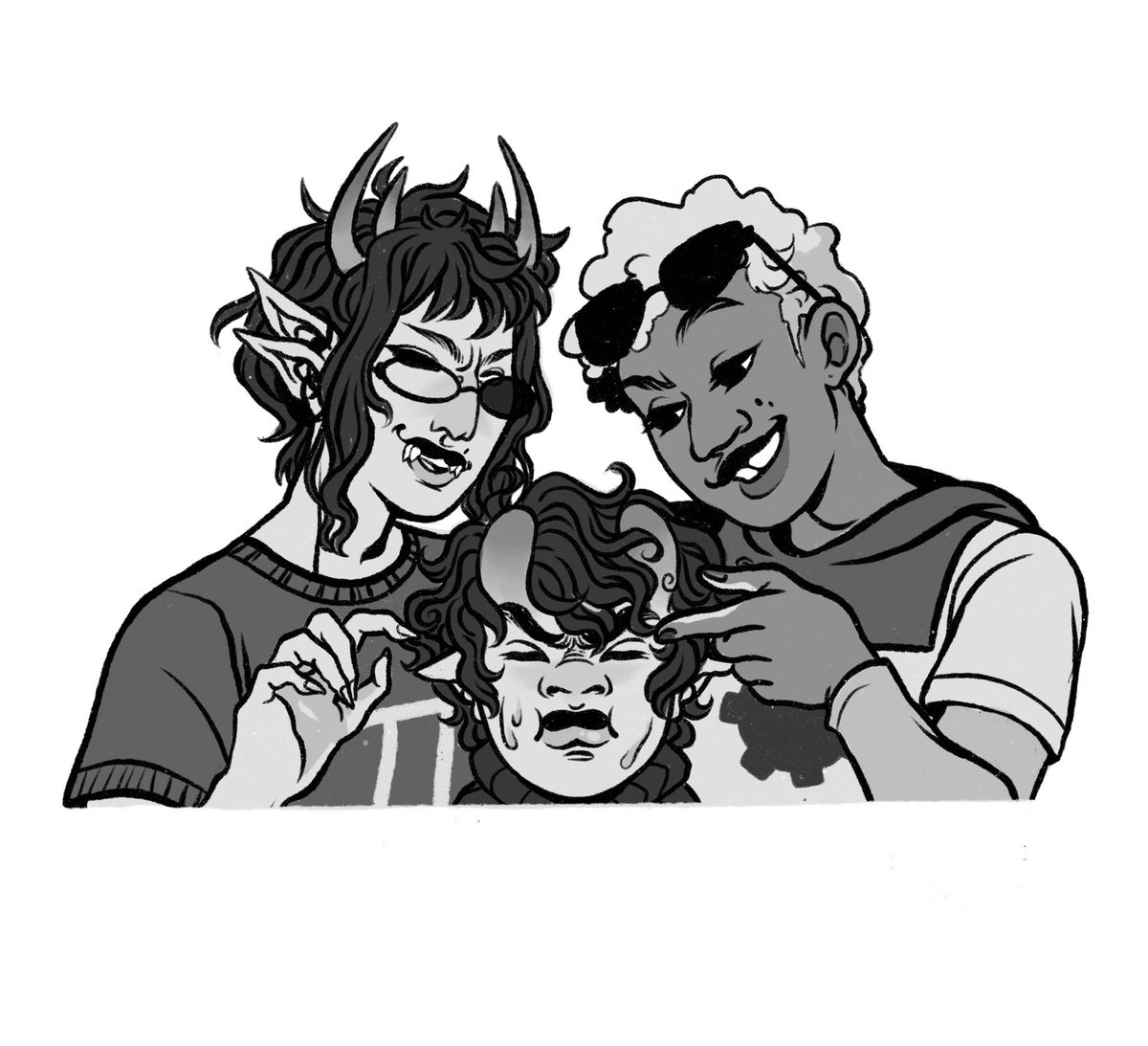 「surprise i actually did one of those poly ship meme drawings」BLUE 🪴 ...