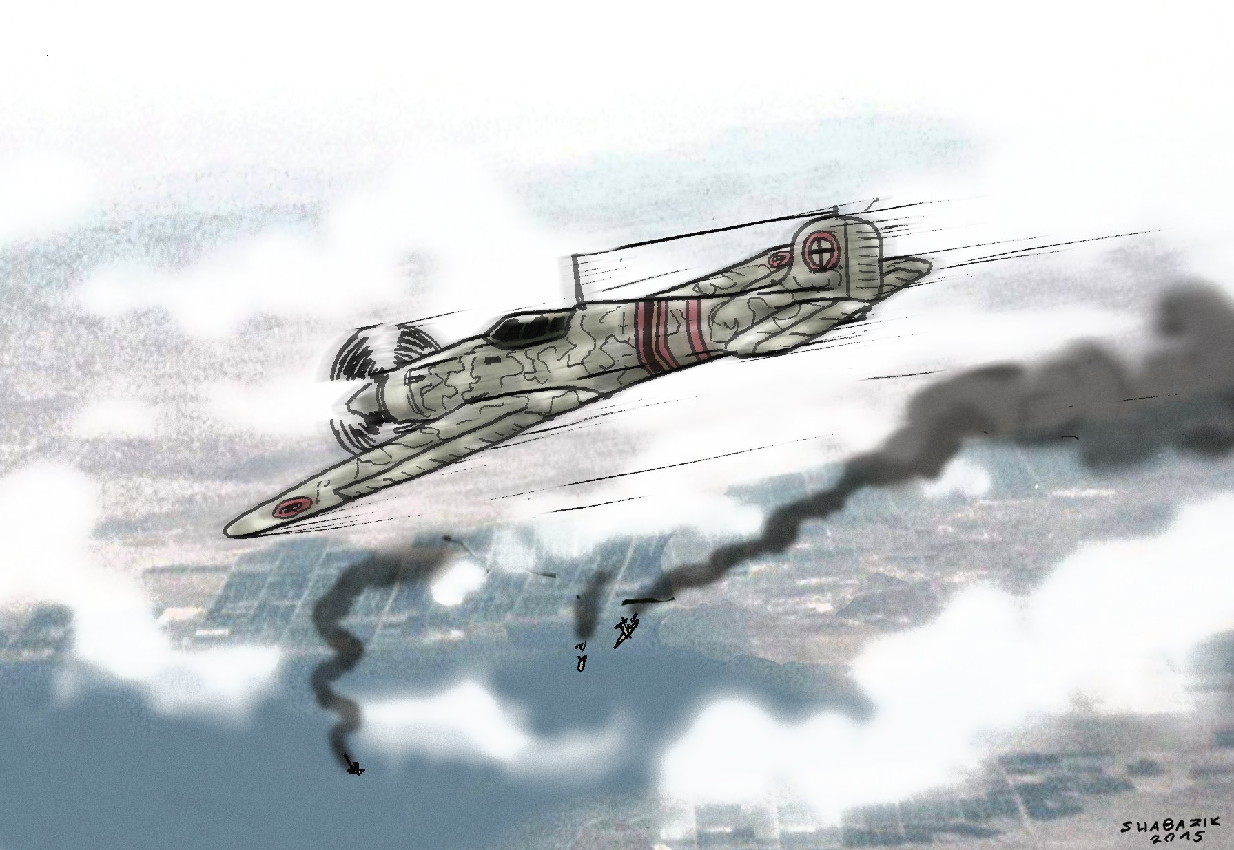 Dieselpunk Fighter Plane