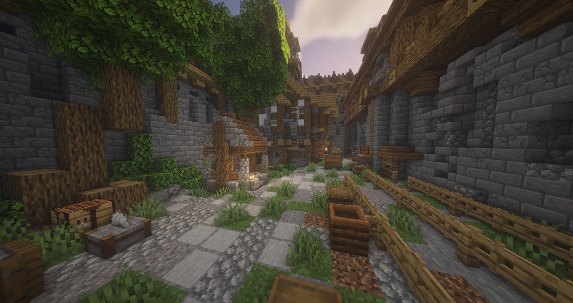 Minecraft Medieval Barracks