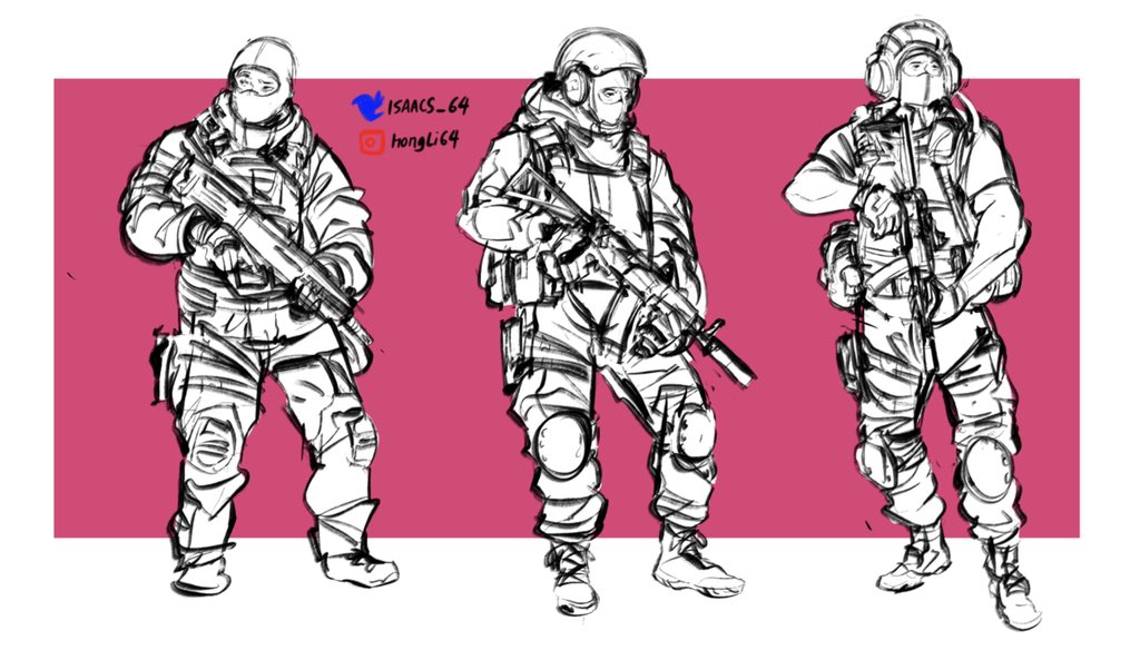 Spetsnaz Soldier Drawing