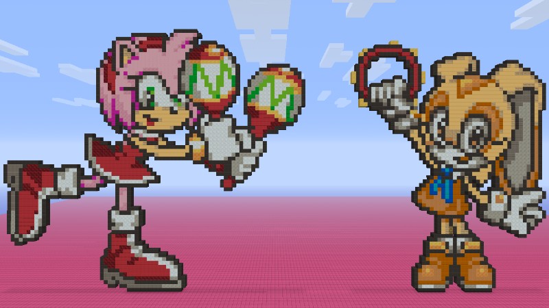 Minecraft Pixel Art Amy