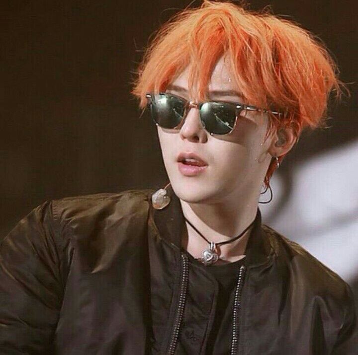 G Dragon Orange Hair