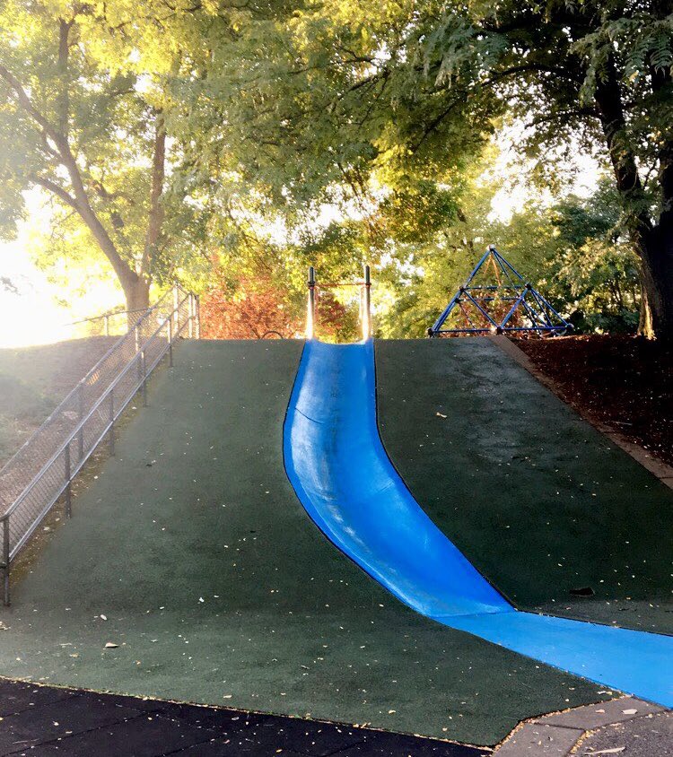 Frick Park Blue Slide