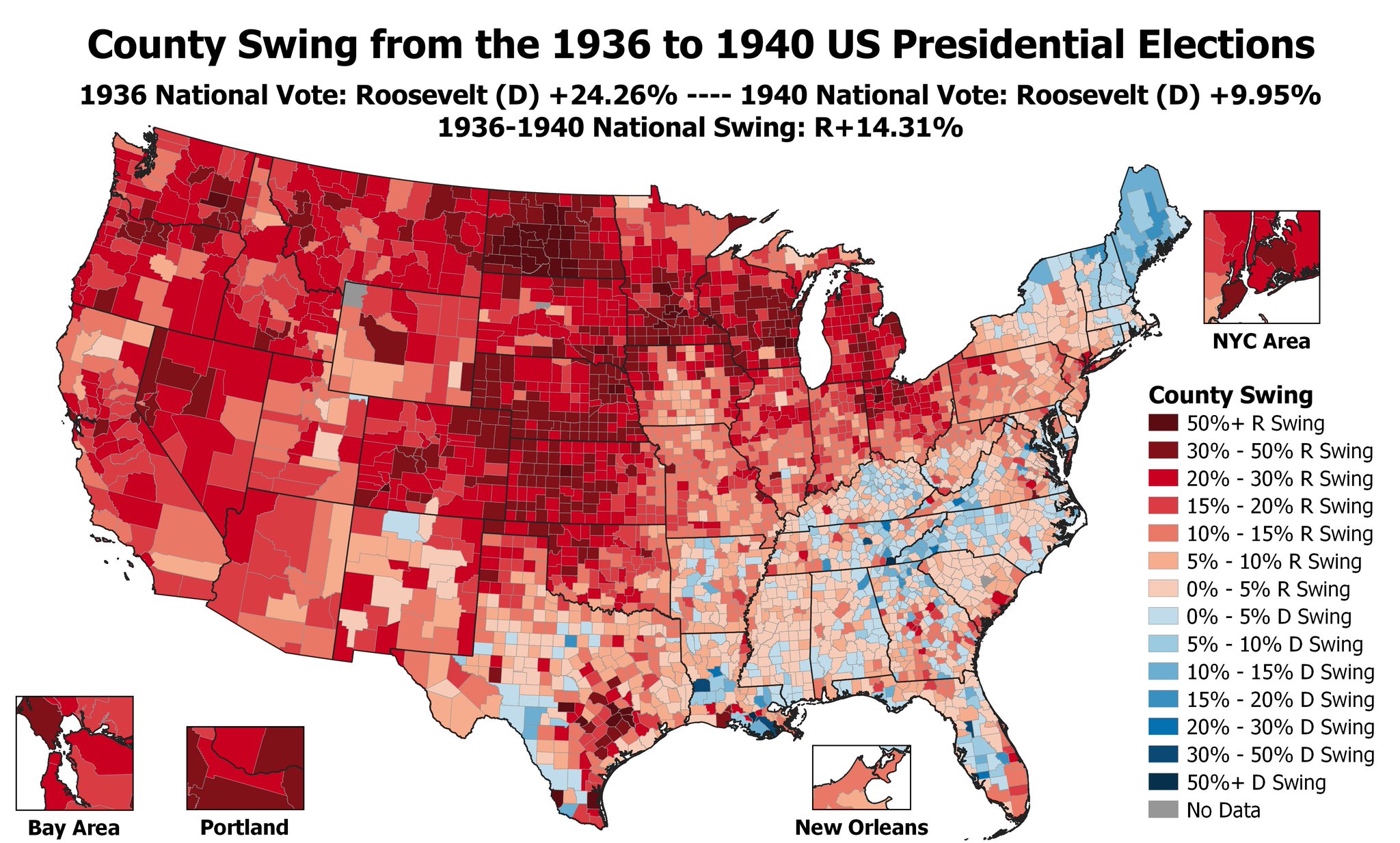 1940 Election Map US Election Of 1932 Map GIS Geography