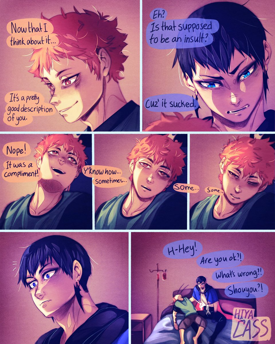 HQ Injury AU] Welcome back 」cass の漫画