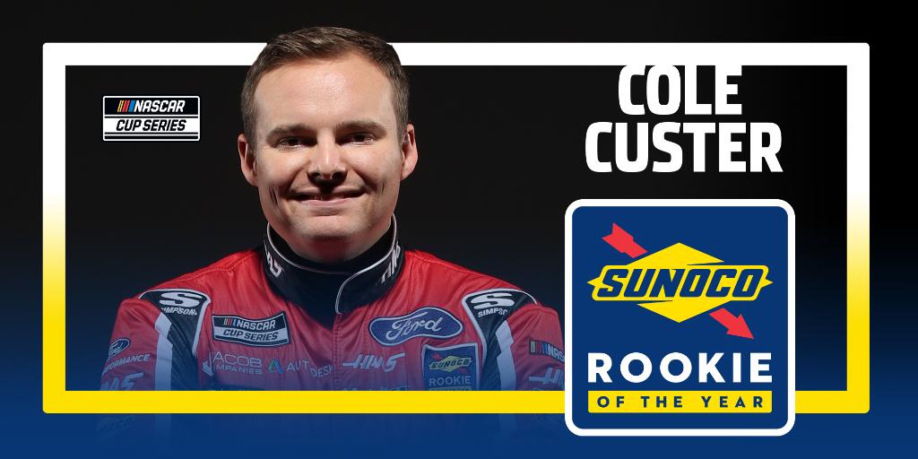 Cole Custer is the 2020 Cup Series Rookie of the Year! : r/NASCAR