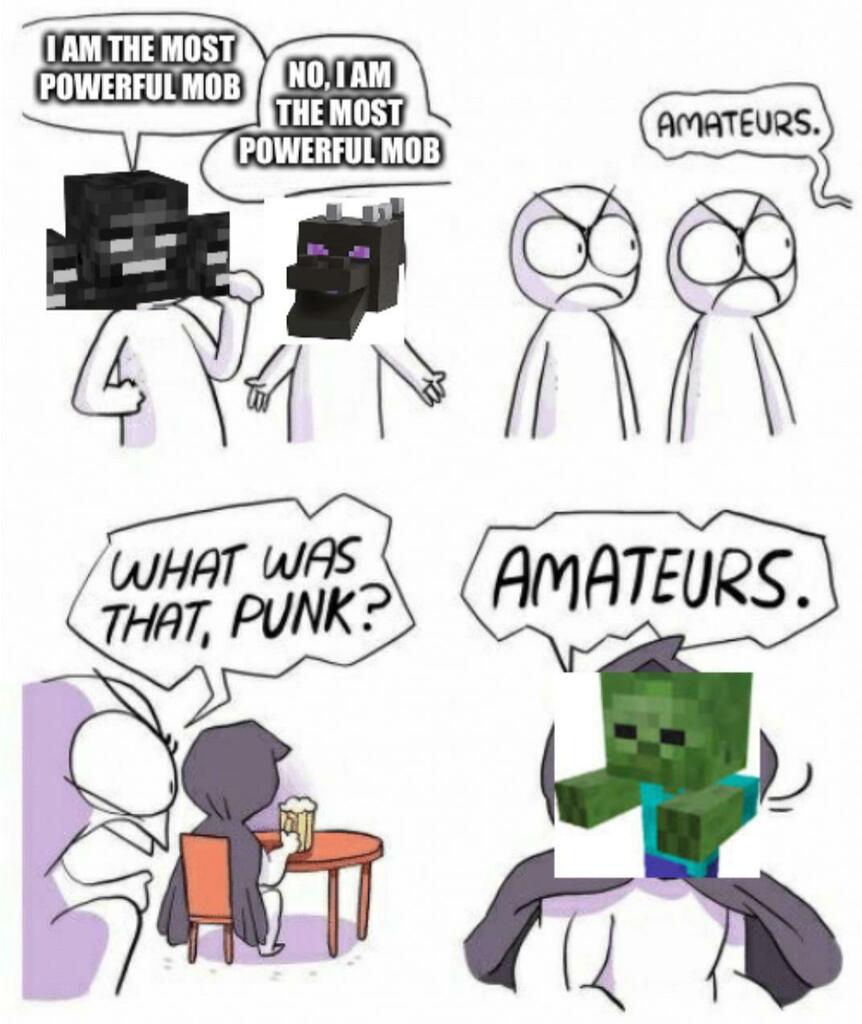 Minecraft Zombie Meme