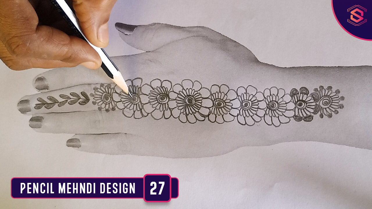 Henna Design Drawing