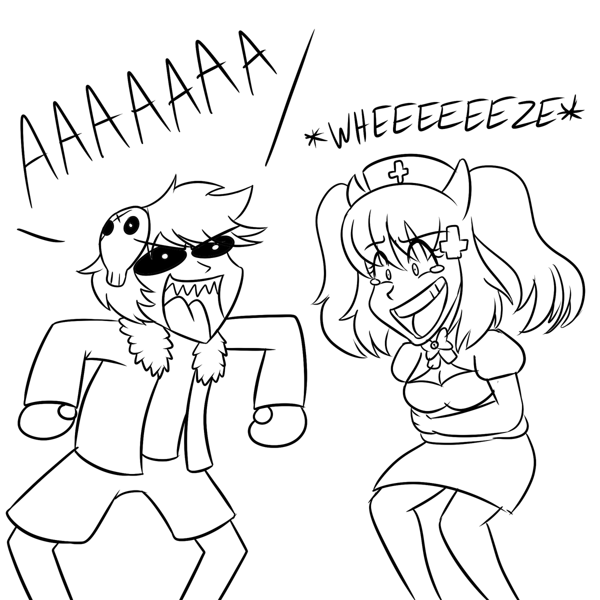 「fun times watching @Iron_Mouse and @Nux_Taku 」Chi-Chiの漫画