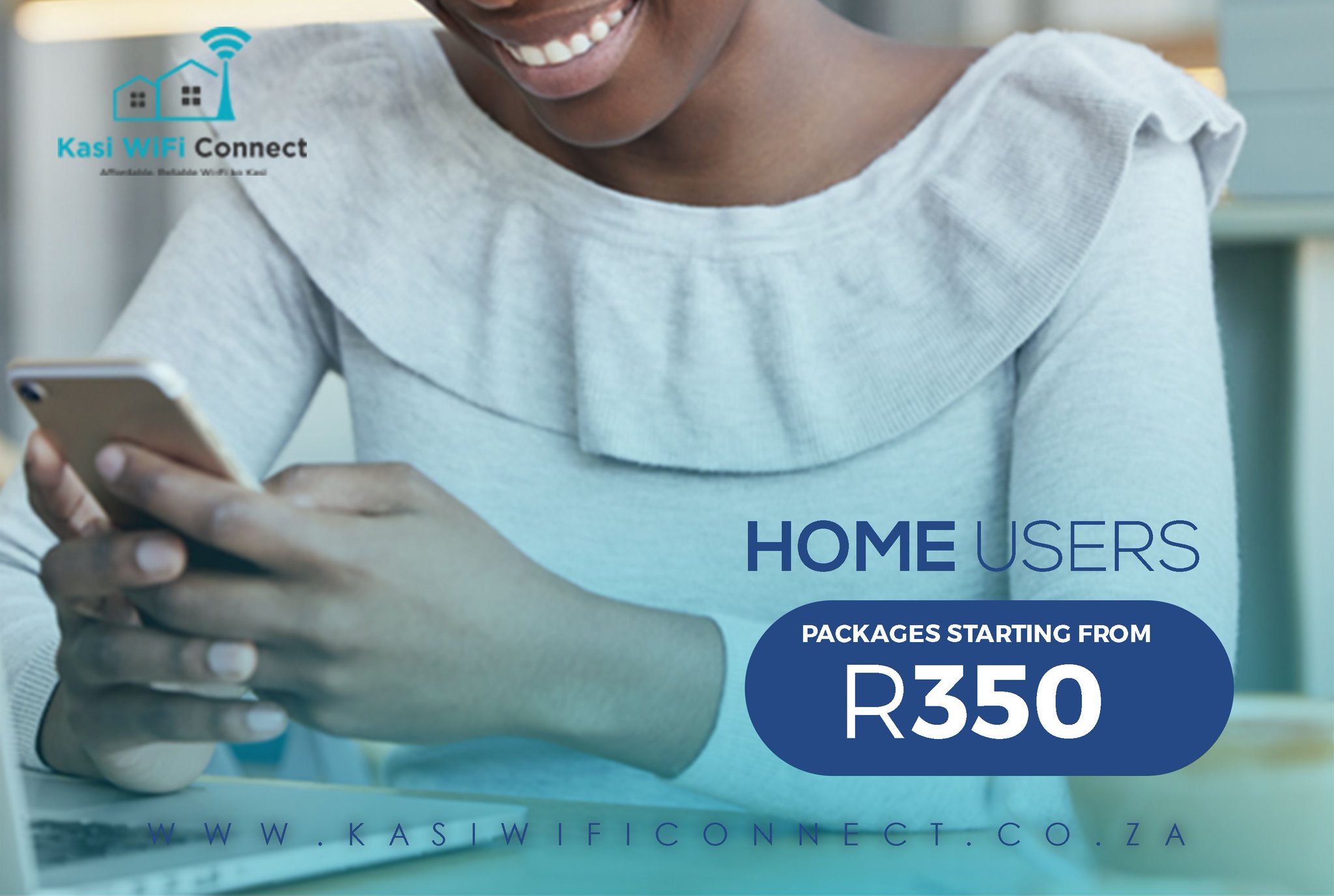 Kasi Wifi Connect on Twitter: "Our home user packages start from R350 a month for basic usage ...