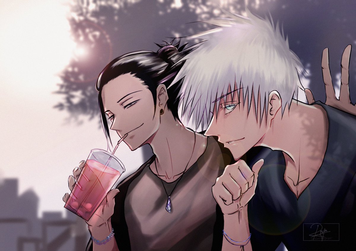 呪術廻戦「good morning look at gojo geto #呪術廻戦 #ju」|JUJUTSU KAISEN SUPREMACY ...