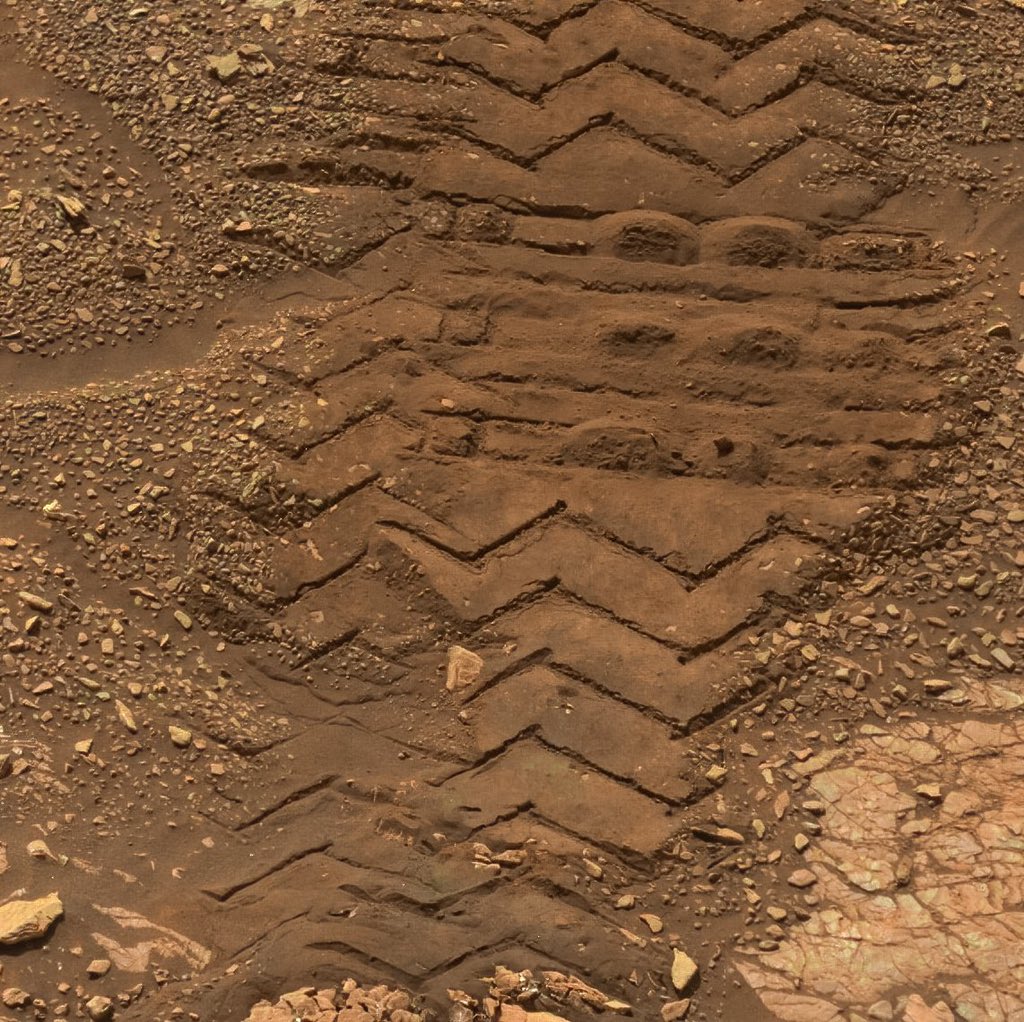 Mars Rover Wheel Morse Code
