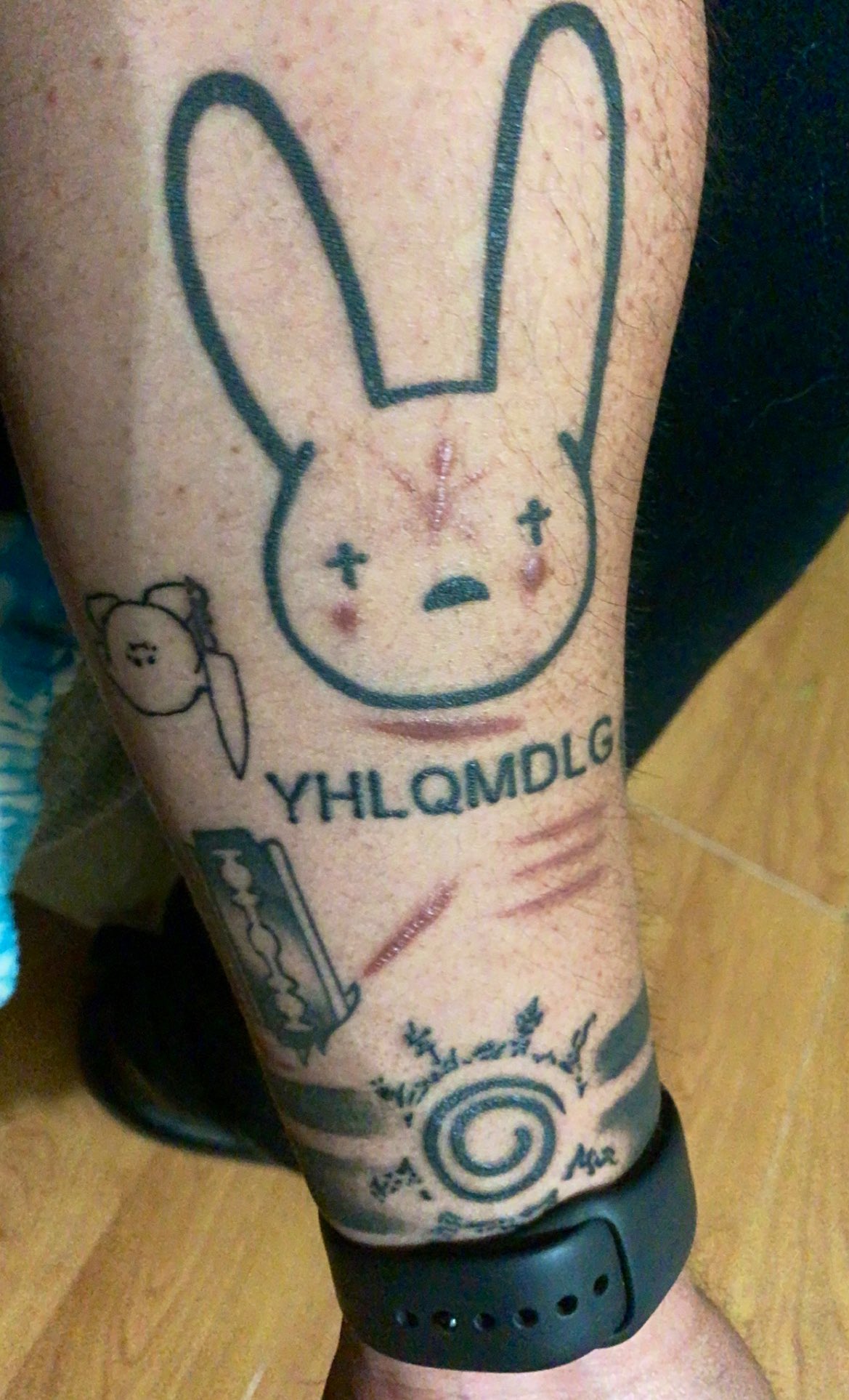 Evil Bunny Rabbit Tattoo