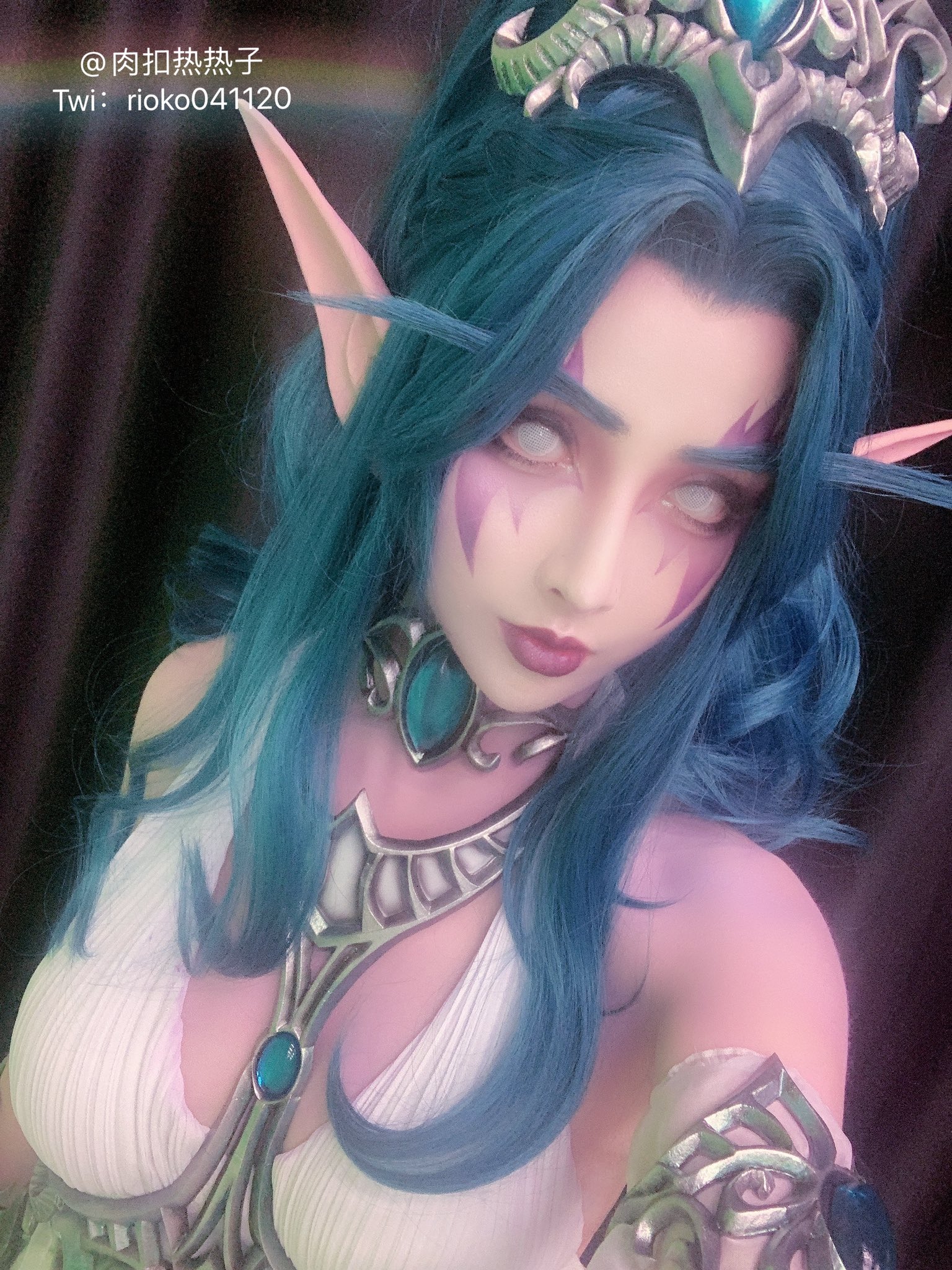rioko凉凉子 on Twitter: "Tyrande. 服装道具：@MuyangTan https://t.co/6zCn4P1oI9" / Twitter