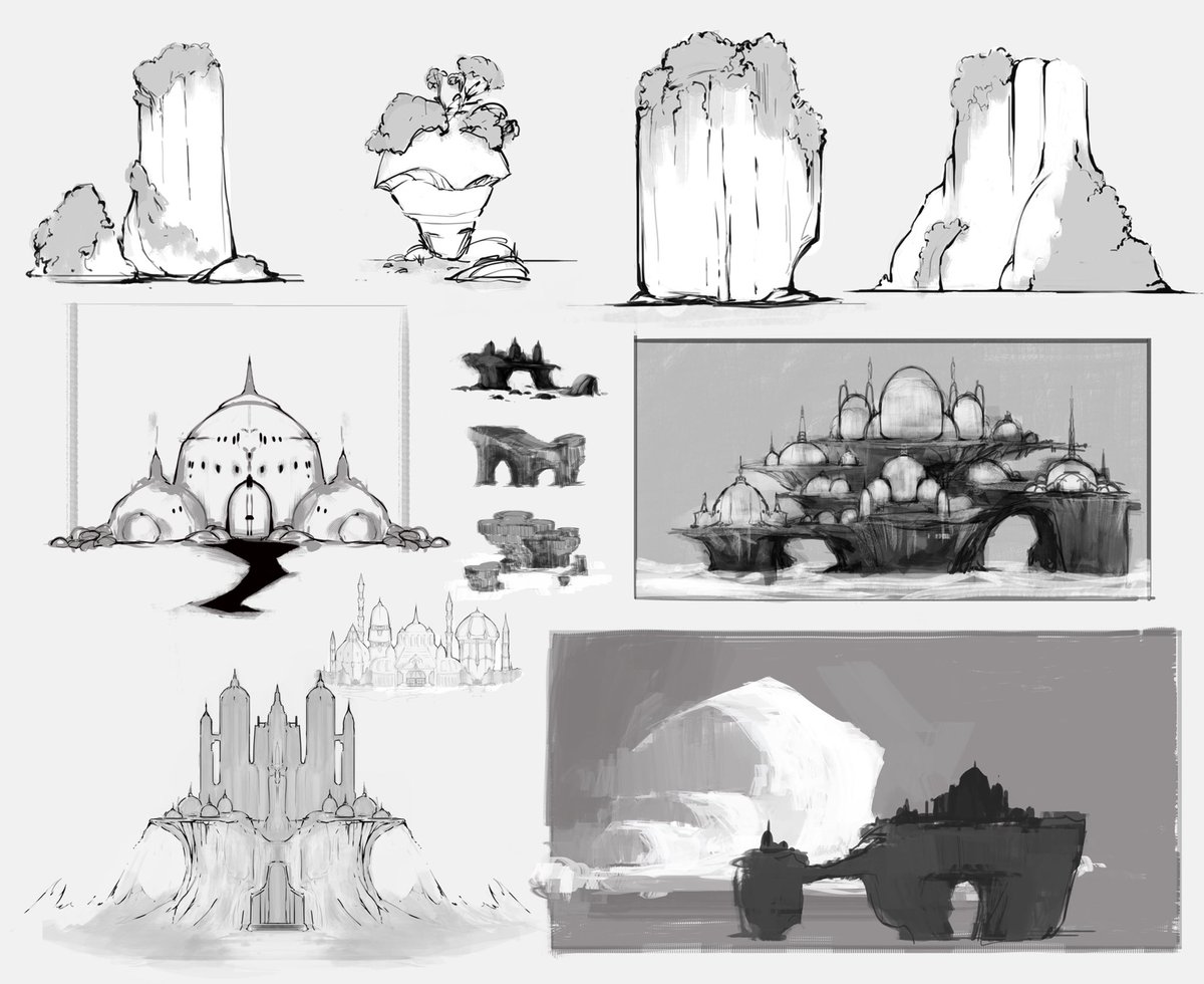 「Vis dev homework from CGMA 」JigglyBrushの漫画