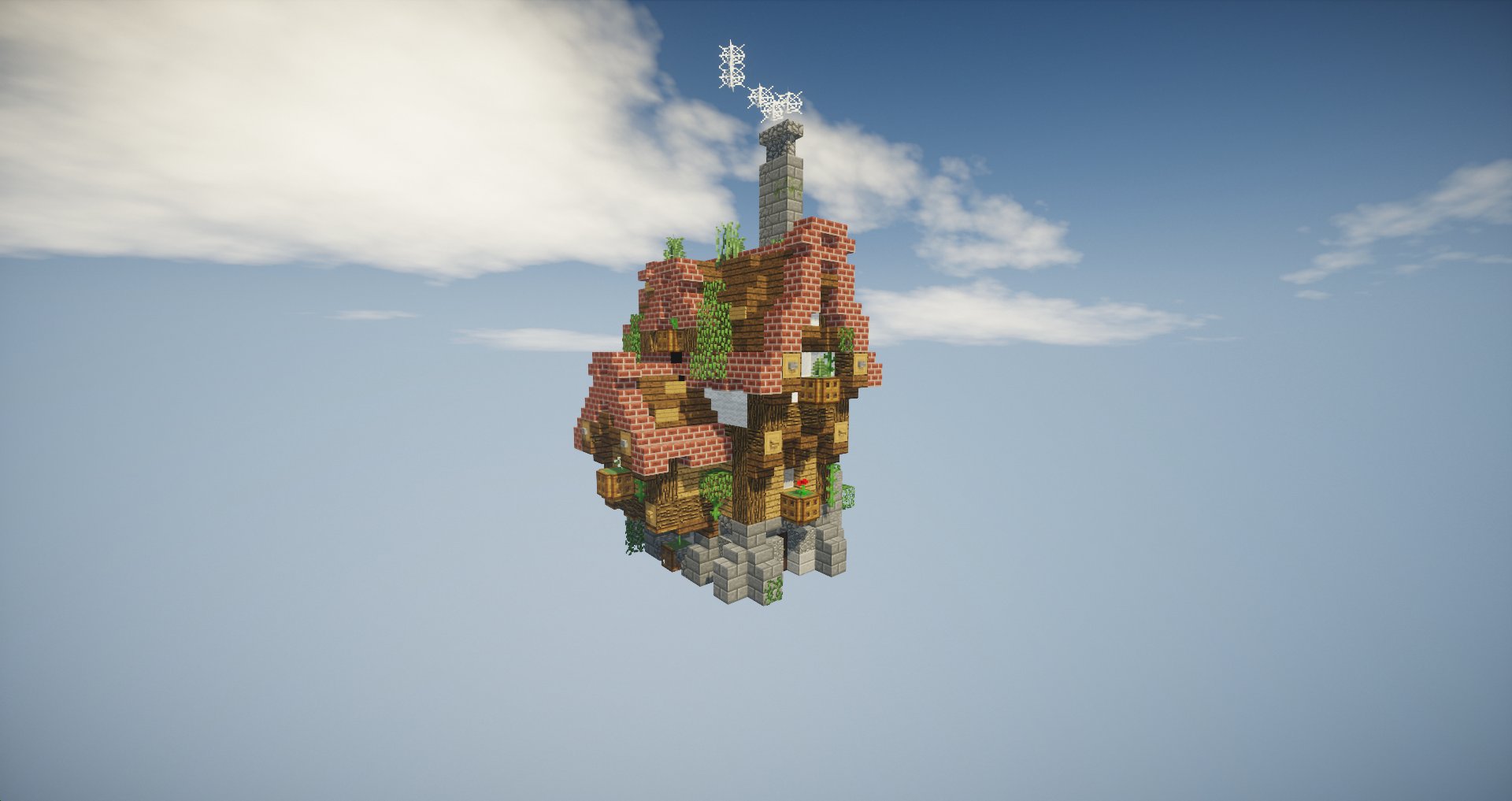 Floating House Minecraft