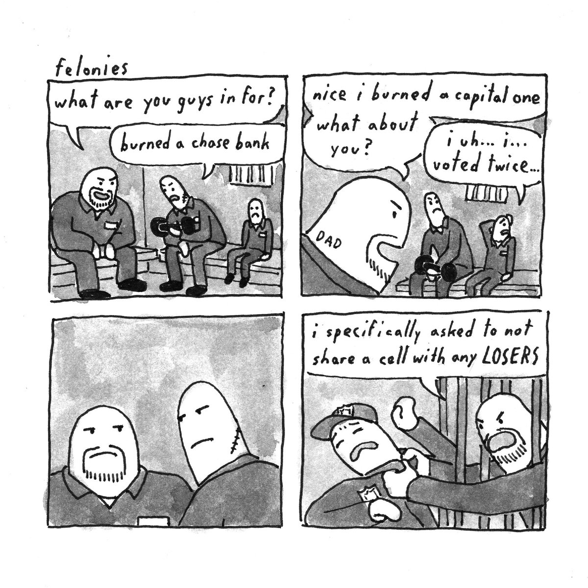 「spent a couple of days with harvey the three-legged dog 」alex krokusの漫画