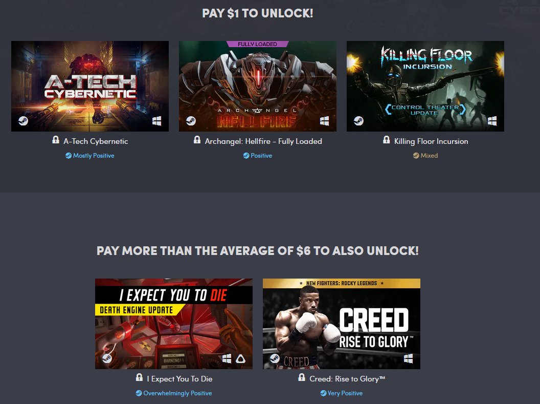 Wario64 on Twitter: "Humble Games Bundle: VR games https://t.co/QtfmcnkNnc https://t.co ...