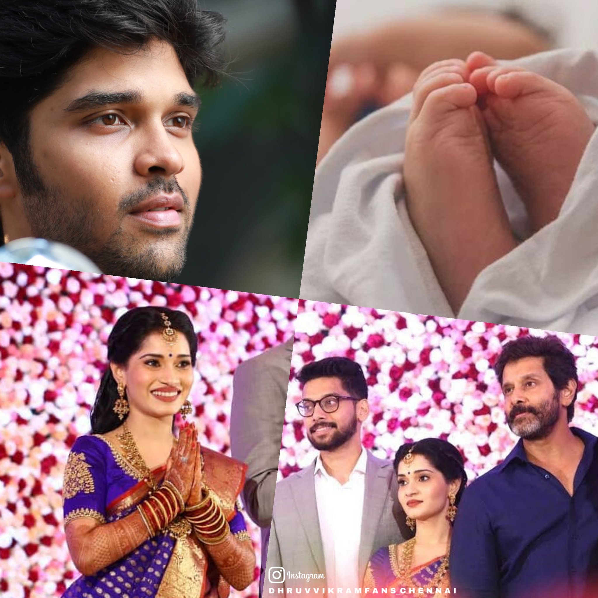 Chiyaan Vikram And Family