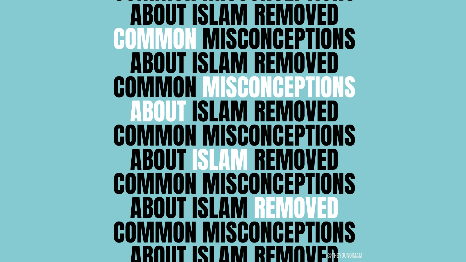 Misconceptions About Islam