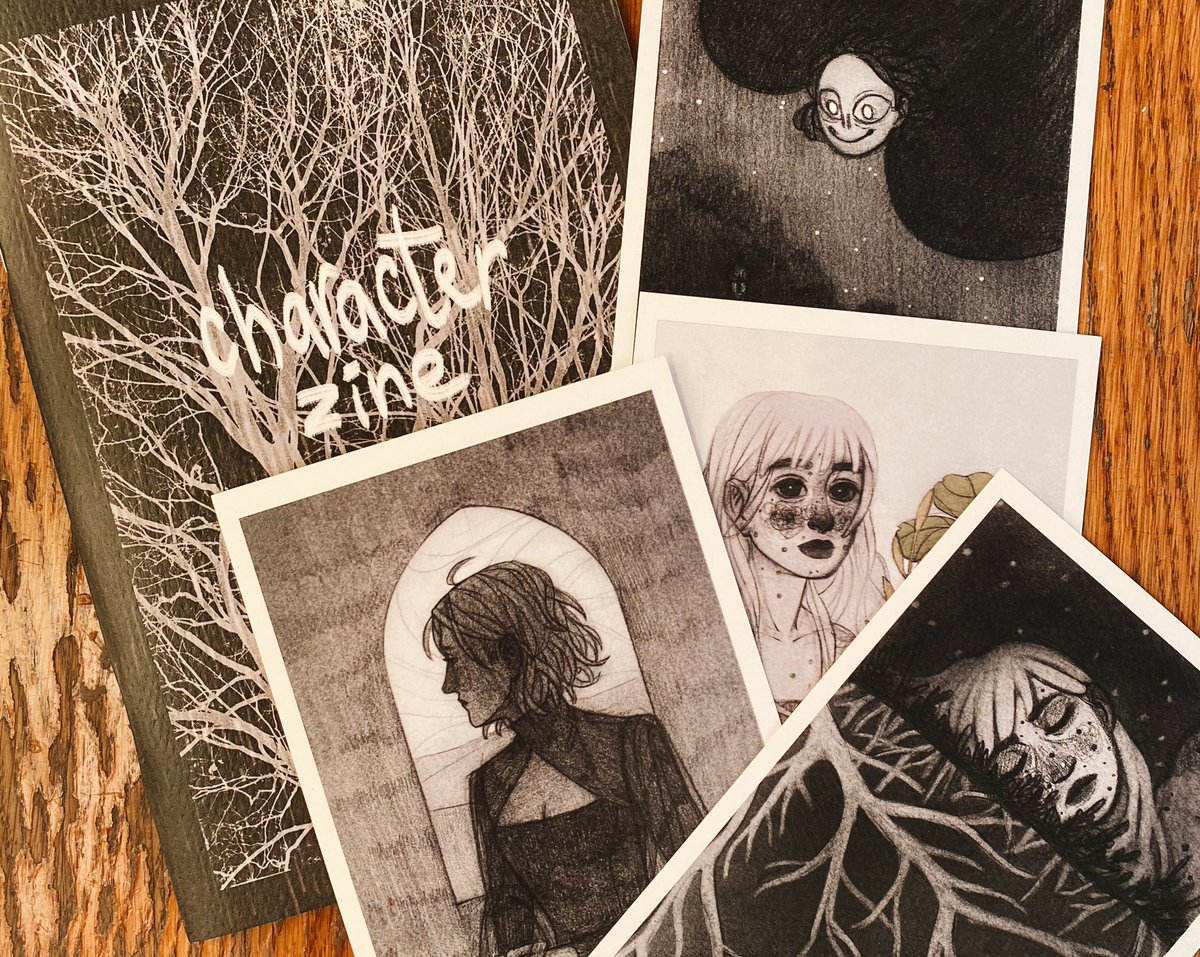 「More pictures of the zine + postcards that go with it Insi」bambiの漫画
