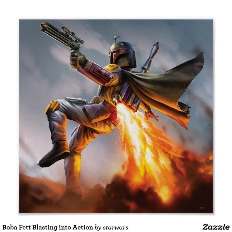 Boba Fett Jetpack Flying