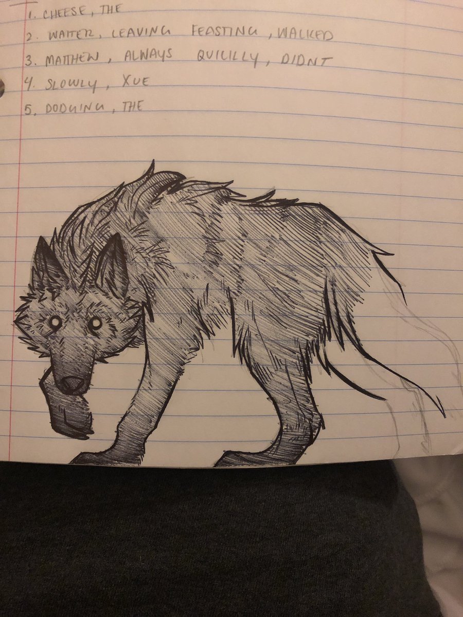 「7/10 this was the first concept i had of ingrid shaving his 」fang!の漫画