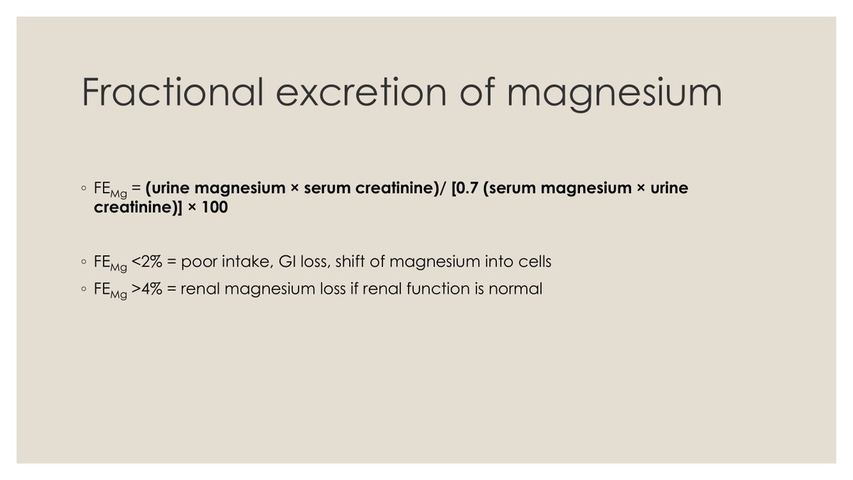 #NEPHTWEETORIAL #NEPHKIDS2020 LET'S TALK HYPOMAGNESEMIA! Did you know ...