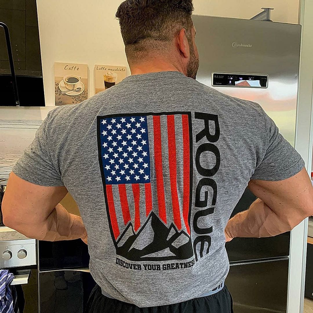 Rogue Fitness Logo Flag