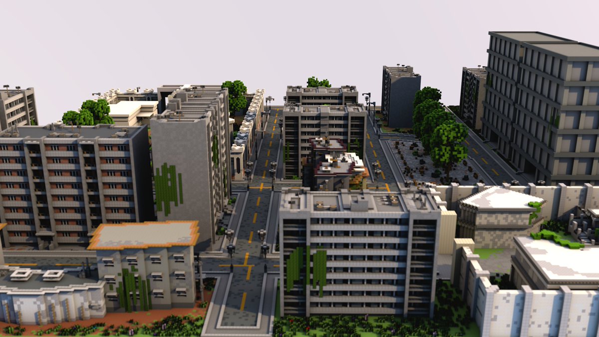 Overgrown City Minecraft