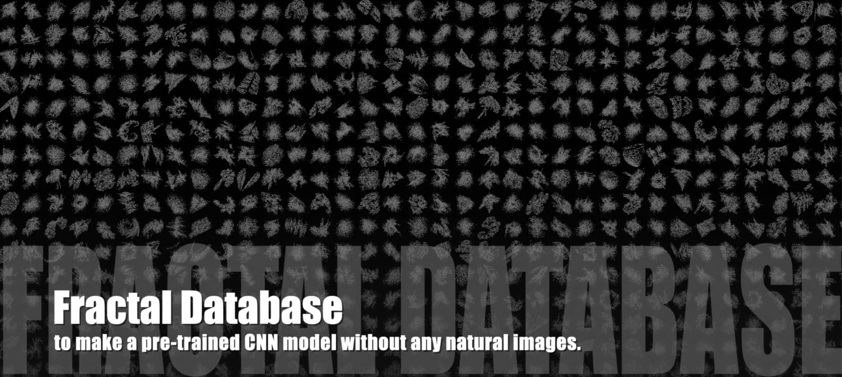Hirokatsu Kataoka | 片岡裕雄 on Twitter: "フラクタル幾何による画像パターン&教師ラベル生成により、画像収集やアノテーションを伴わず自動で事前学習用の大規模画像 ...