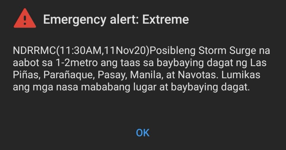 Philstar.com on Twitter: "🚨⛈️ Another alert from NDRRMC warns of storm surges of up to 1-2 ...
