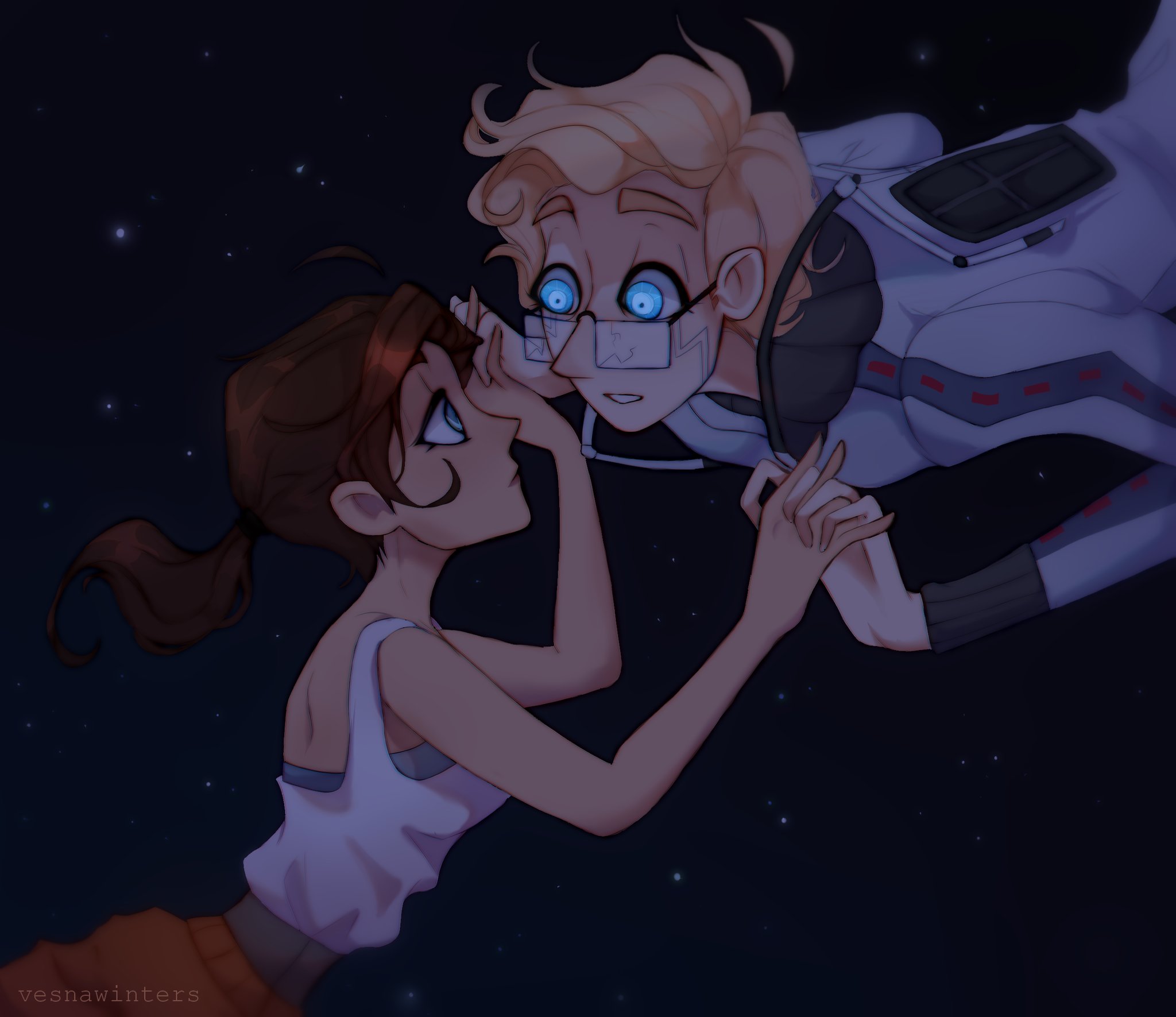 Portal 2 Wheatley And Chell