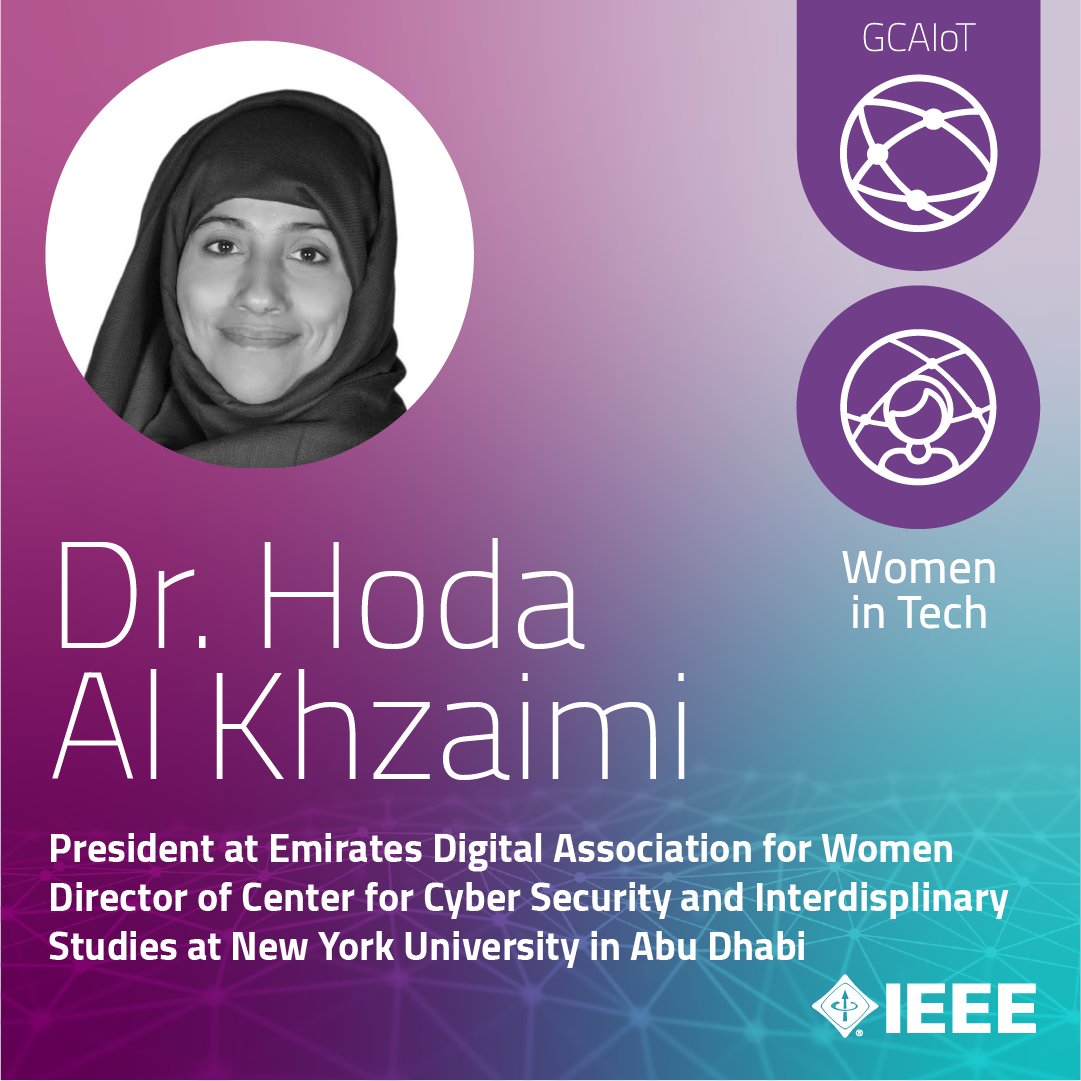 IEEE Global Conference on AI & IoT on Twitter: "Let’s welcome our first figure in #womenintech ...