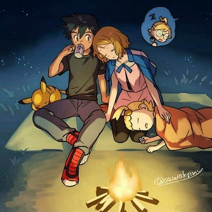 Ash And Serena 9367