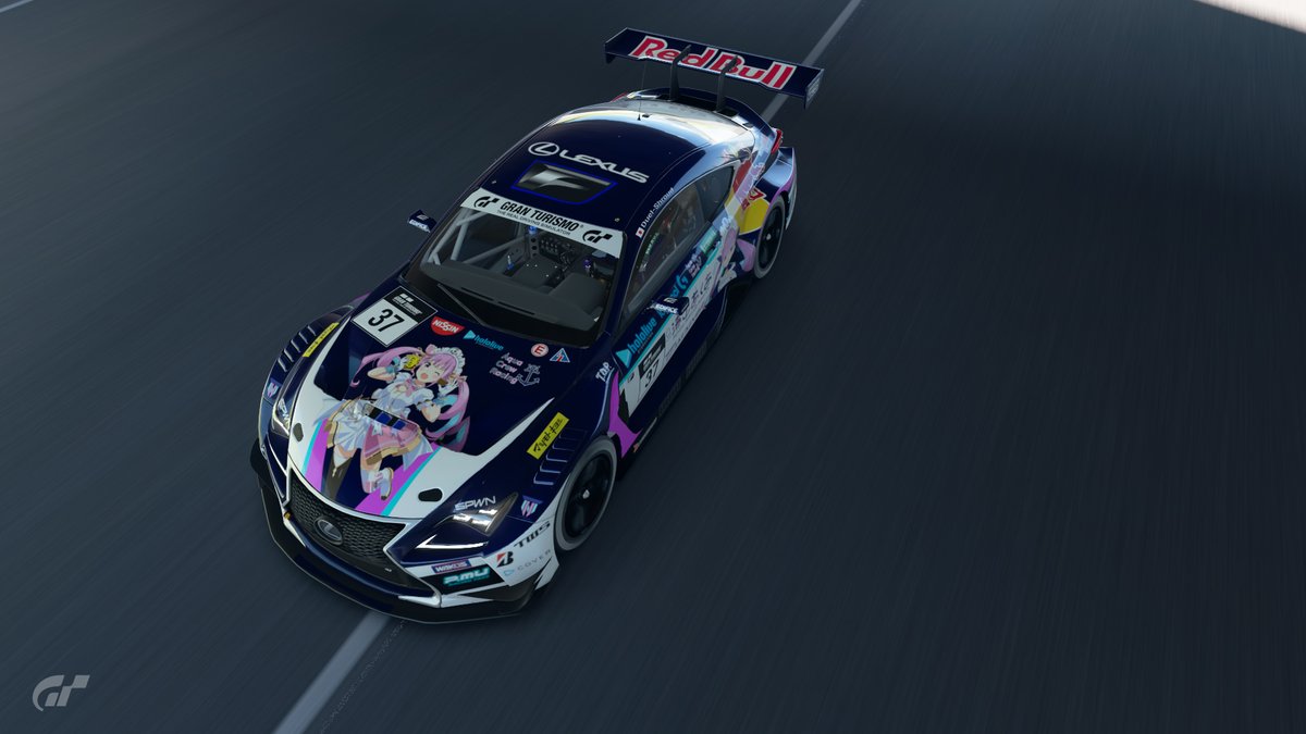 Minato Aqua x Red Bull: Lexus RC-F GT3 in Gran Turismo Sport by ...