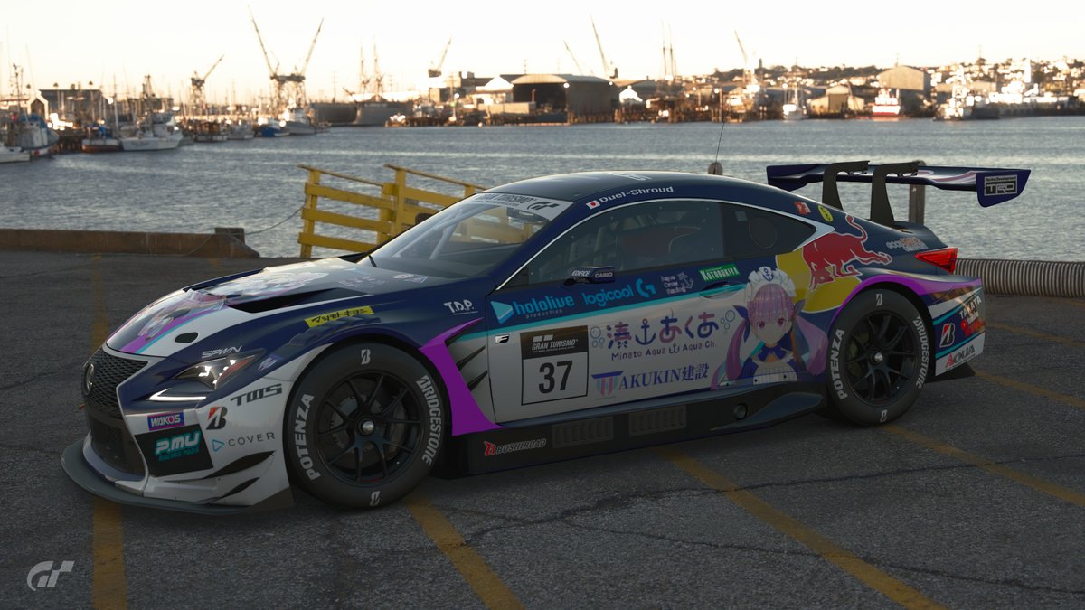 Minato Aqua x Red Bull: Lexus RC-F GT3 in Gran Turismo Sport by ...