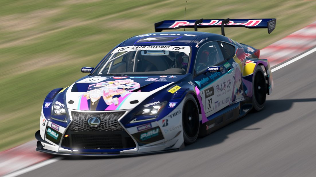 Minato Aqua x Red Bull: Lexus RC-F GT3 in Gran Turismo Sport by ...