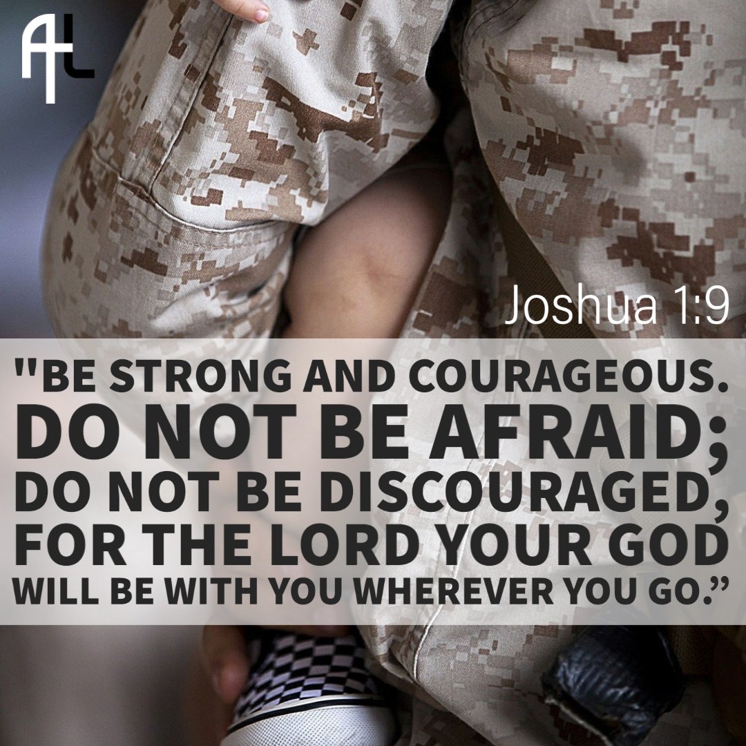 Joshua 1:9 Military