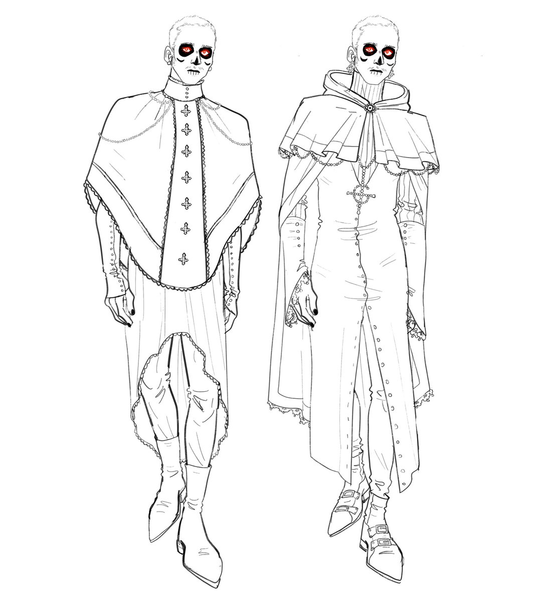 「drawing ghostly outfits for no reason other than i want to 」Dave ...