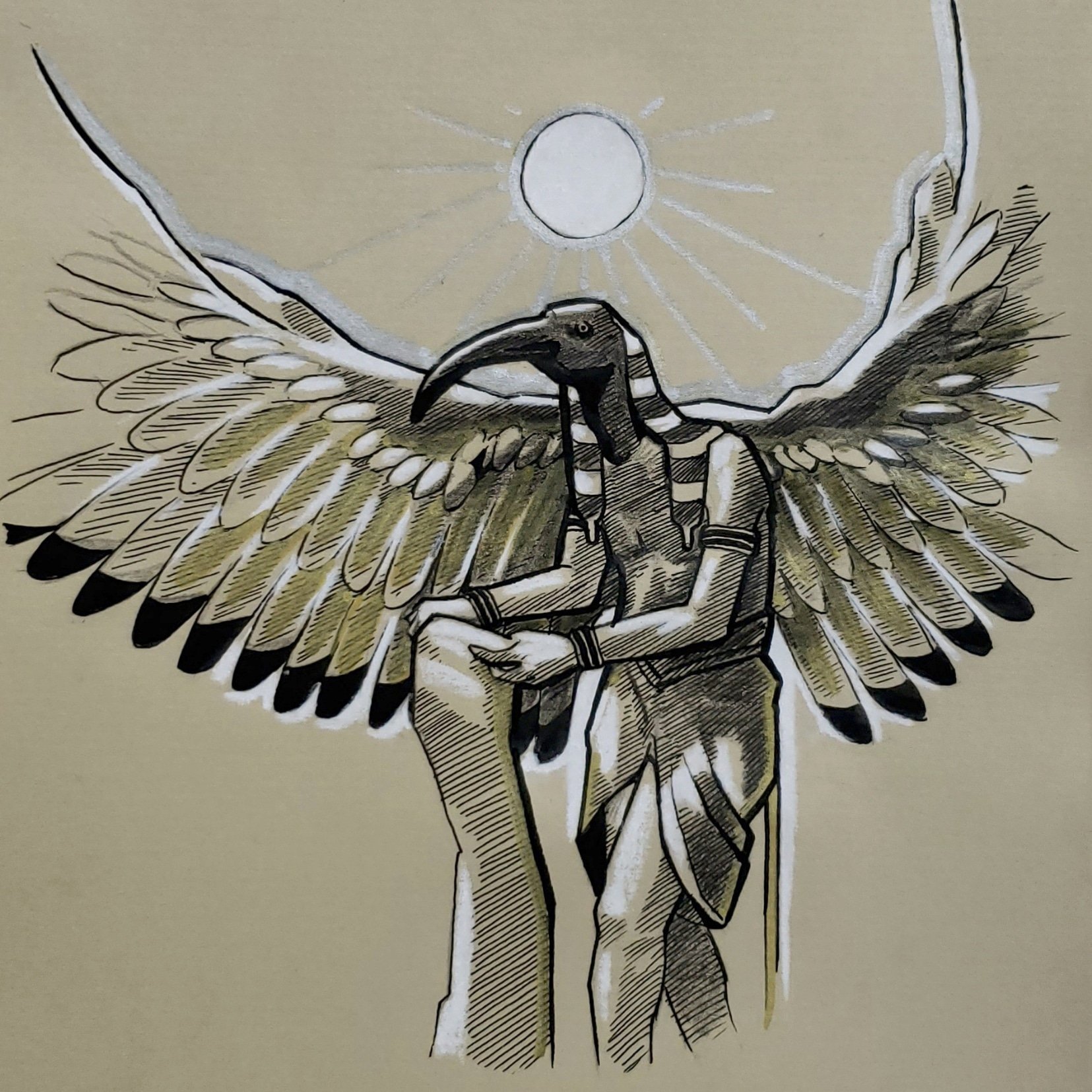 Thoth Drawing